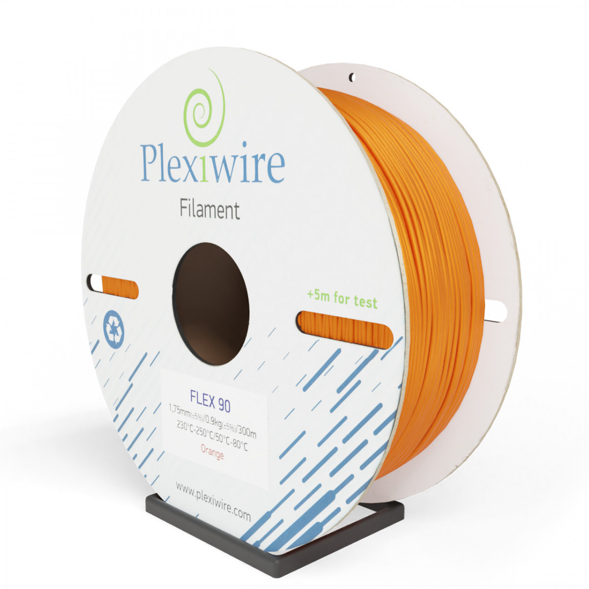 Plastic FLEX 90 pentru imprimanta 3D PORTOCALIU 1.75mm