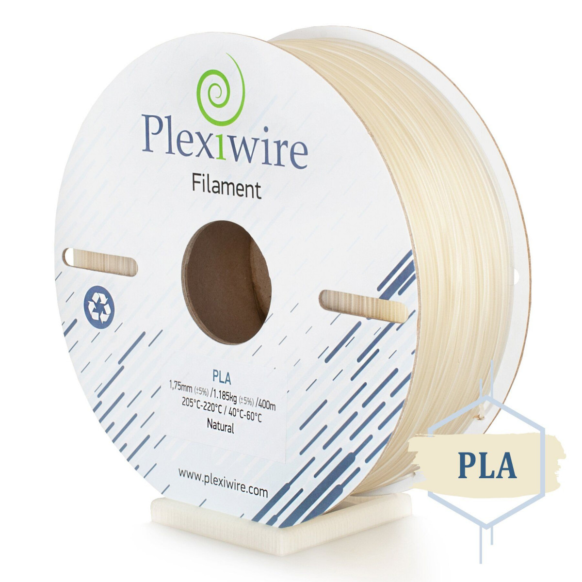 PLA plastic pentru imprimantă 3D NATURAL 1.75mm